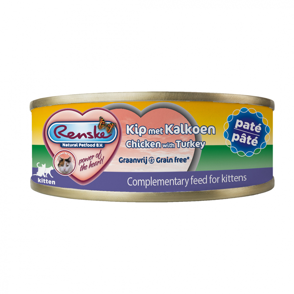 RENSKE Kitten chicken turkey - kurczak z indykiem karma dla kociąt (70g ...